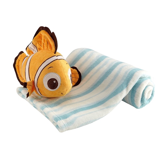 Disney | Bedding | Finding Nemo Plush And Baby Blanket Set | Poshmark